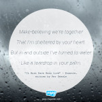 16 pop songs with lyrics that work as poetry