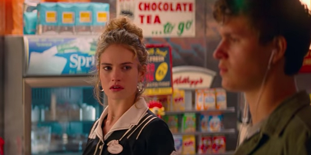 Lily James A Burst Of Sunshine In Baby Driver 