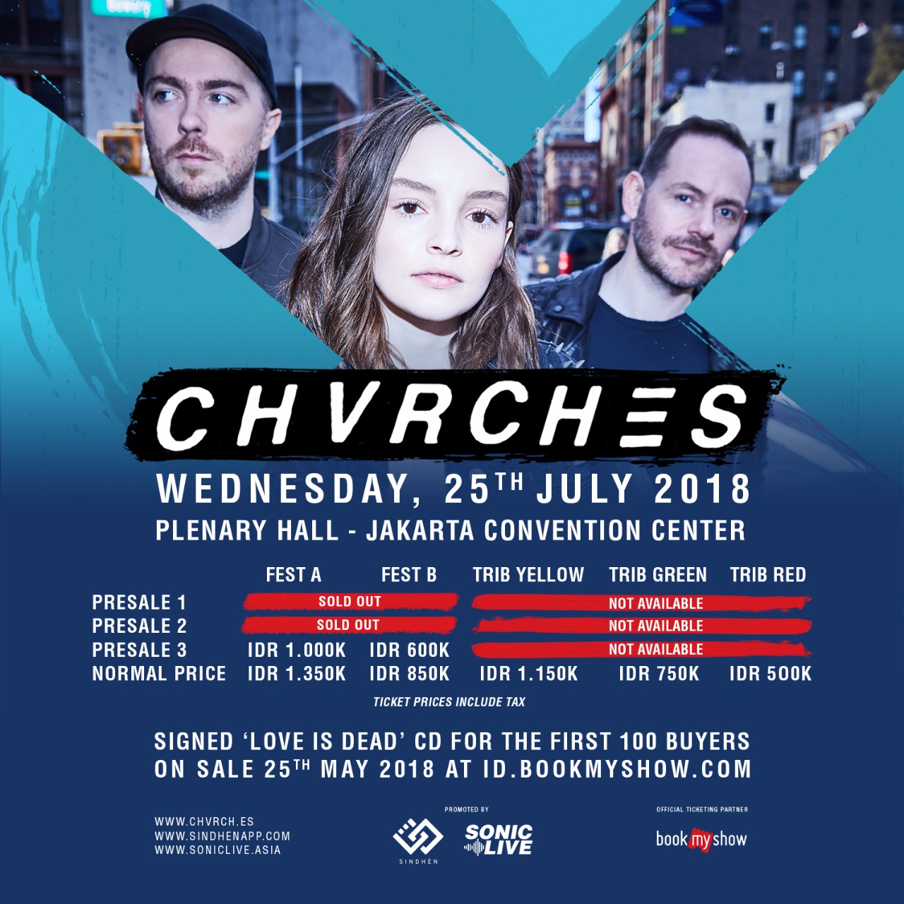 CHVRCHES set to perform in Jakarta for the first time