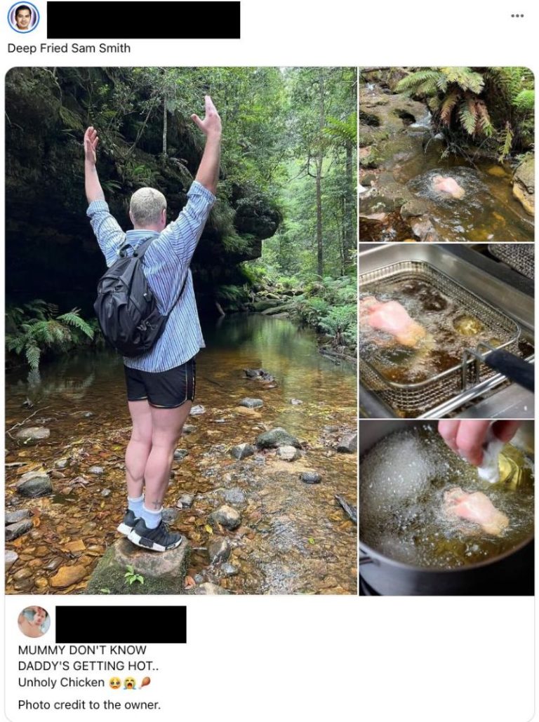 LOOK: Filipinos poke fun at Sam Smith’s ‘unholy chicken’ viral photo