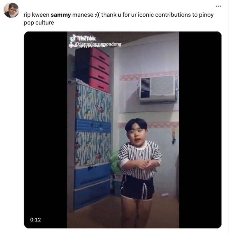 Filipino internet sensation Sammy Manese passes away