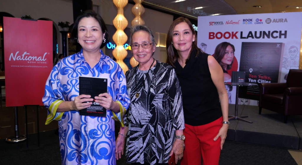 Merlee Jayme’s book 'Ten Talks, Ten Cities' launches in SM Aura’s Book Nook