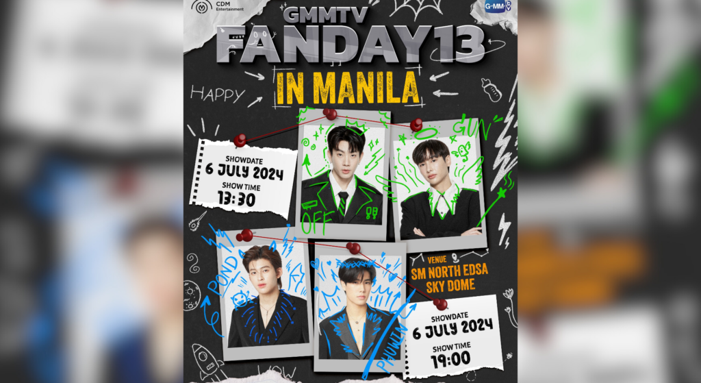 PondPhuwin and OffGun remind fans of the upcoming 'GMMTV Fan Day in Manila'