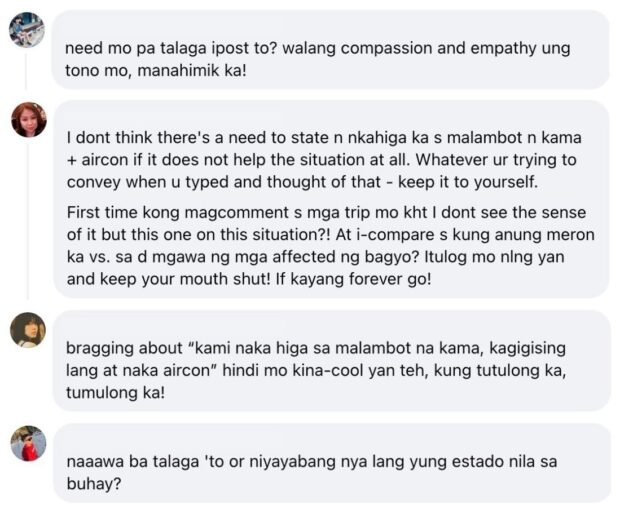 Social media users call out vlogger Rosmar Tan for 'weird flex' amid Kristine onslaught