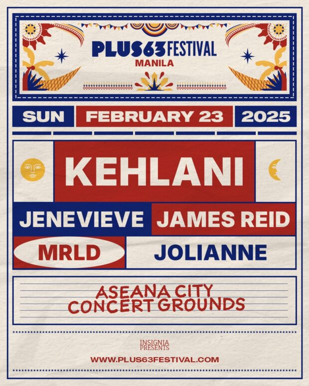 PLUS63 Festival makes its Manila debut on February 23, 2025, tickets at holiday presale price ...