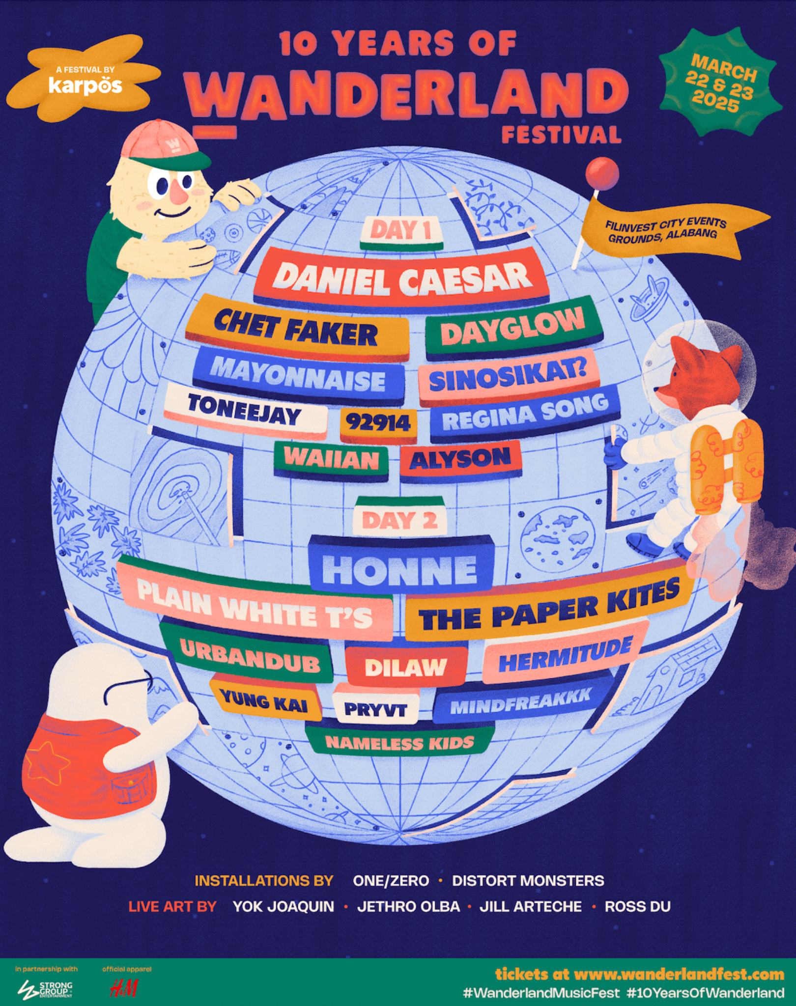 Wanderland world: A lineup of wonders