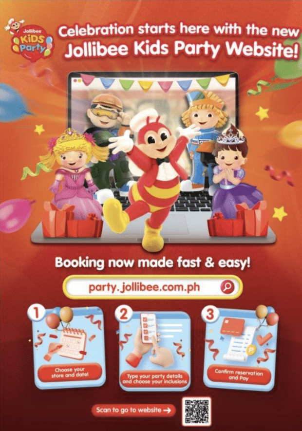 Your Jolliest Party is now a few clicks away with the new Jollibee Kids ...