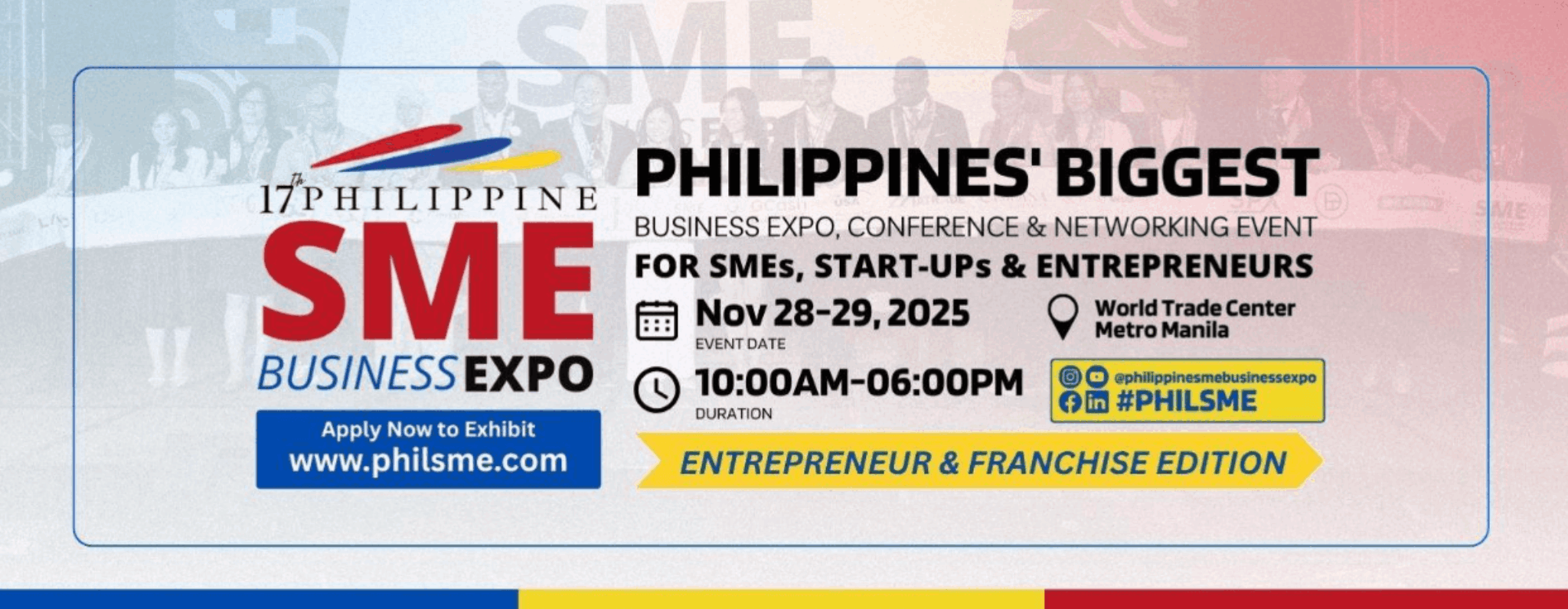 Franchise and Business Exhibitors can save big at PHILSME’s Holiday Edition