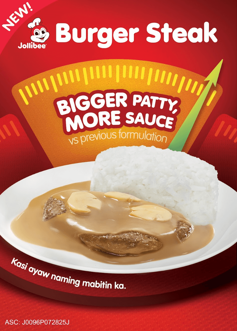 'Di ka bitin sa all-new Jollibee Burger Steak': Jollibee brings all out ...