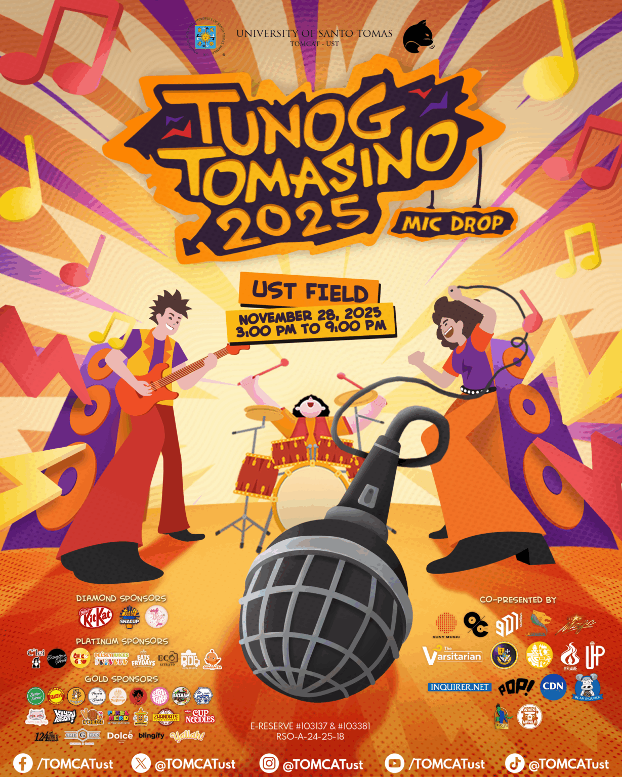 The purpose of TOMCAT - UST’s Tunog Tomasino 2025: Mic Drop