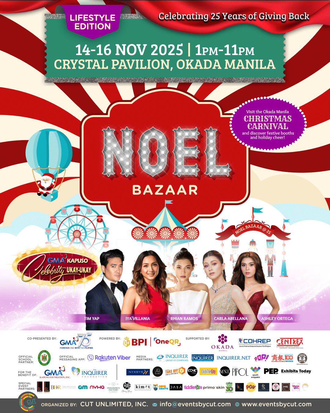 Noel Bazaar 2025 at Okada Manila: A grand holiday celebration for its 25th anniversary