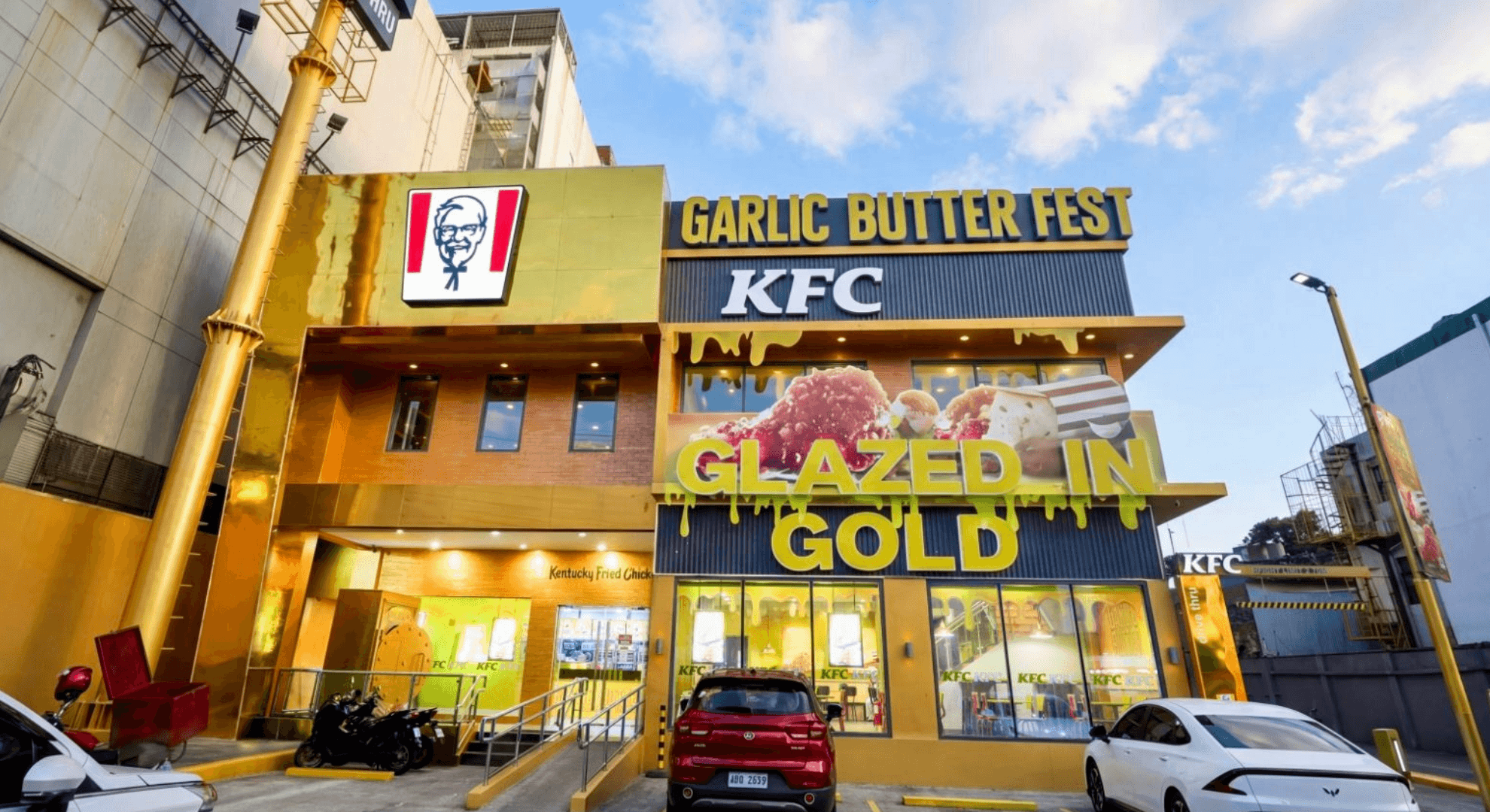 KFC turns one store gold for the return of Garlic Butter Fest