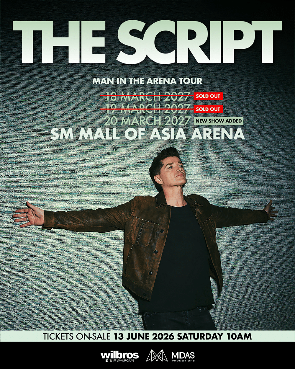 The Script adds third and final show on March 20 after selling out two ...